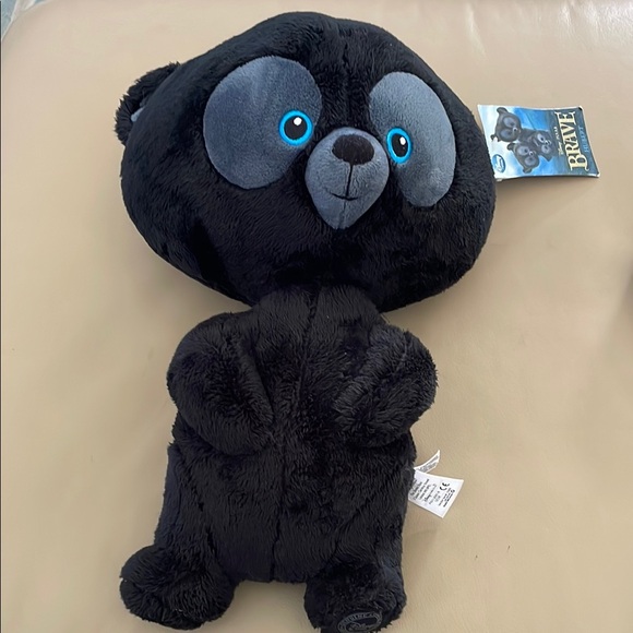 Disney | Toys | Black Plush Bear With Blue Eyes Disney Pixar Hubert ...